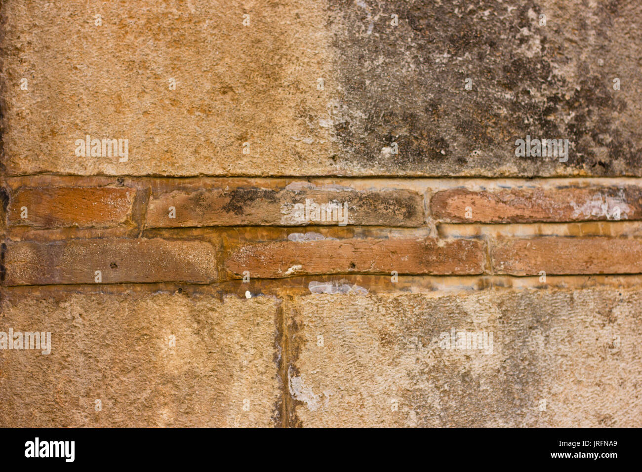 Old aged facade wall. Stone texture. Antalya, Kaleici, Turkey Stock ...