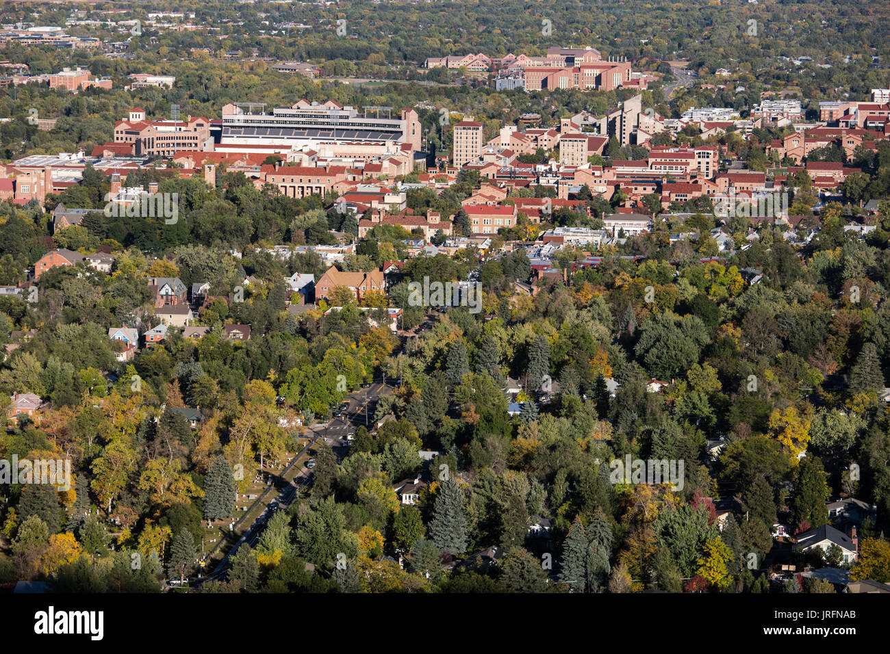 University of colorado boulder campus hi-res stock photography and ...