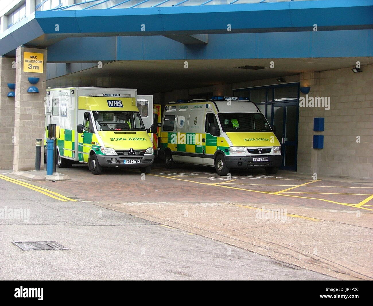 ambulance outside Hull University Teaching Hospitals NHS Trust ED ...