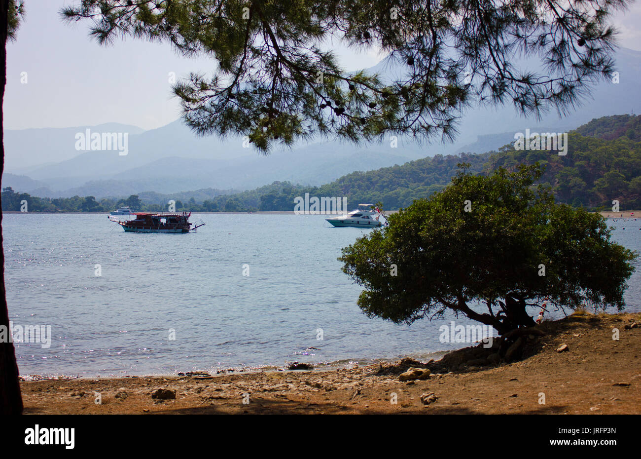 Mediterranean sea landscape in Antalya Turkey Stock Photo - Alamy