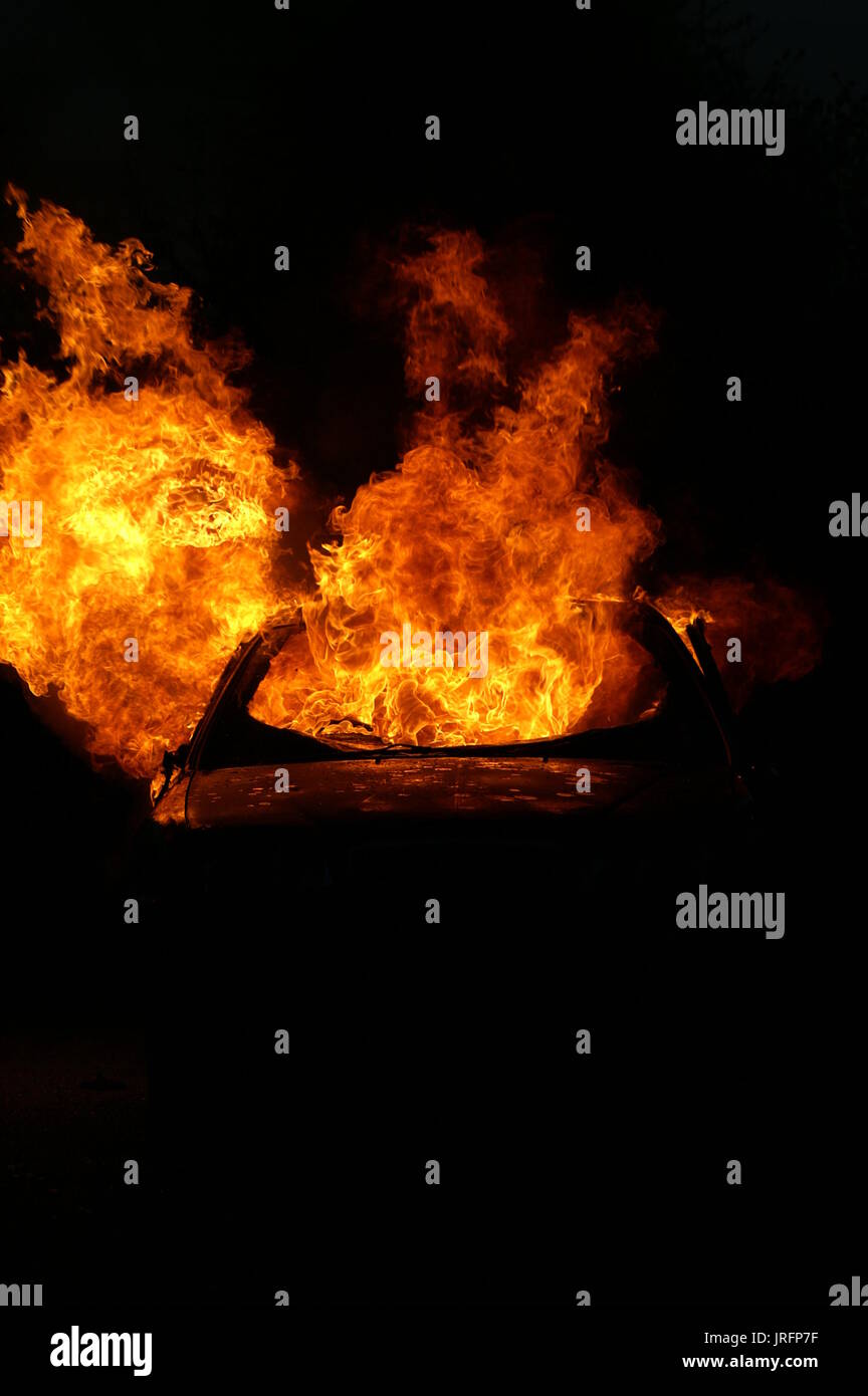 Accident fire engine smoke hi-res stock photography and images - Alamy