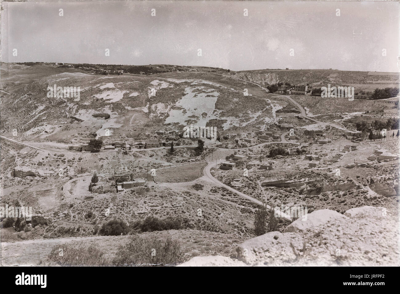 in the mountain of eden jordan the view from the antique castle Stock ...