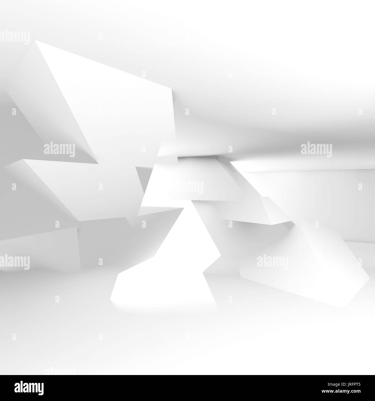 Abstract digital background, white intersected polygonal structures, 3d ...