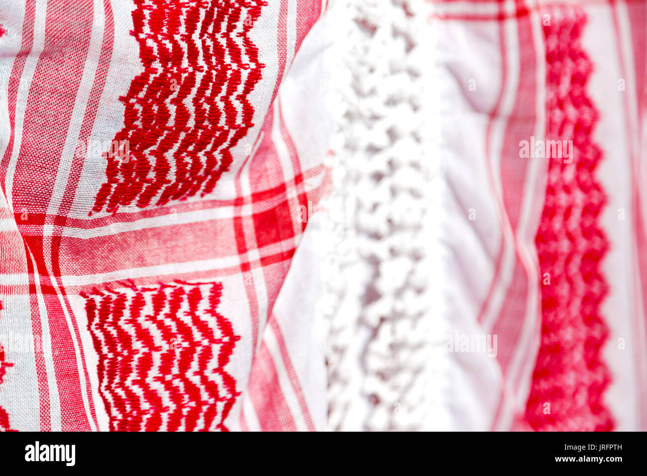 the texture of the cotton traditional symbolic arabian scarf like ...