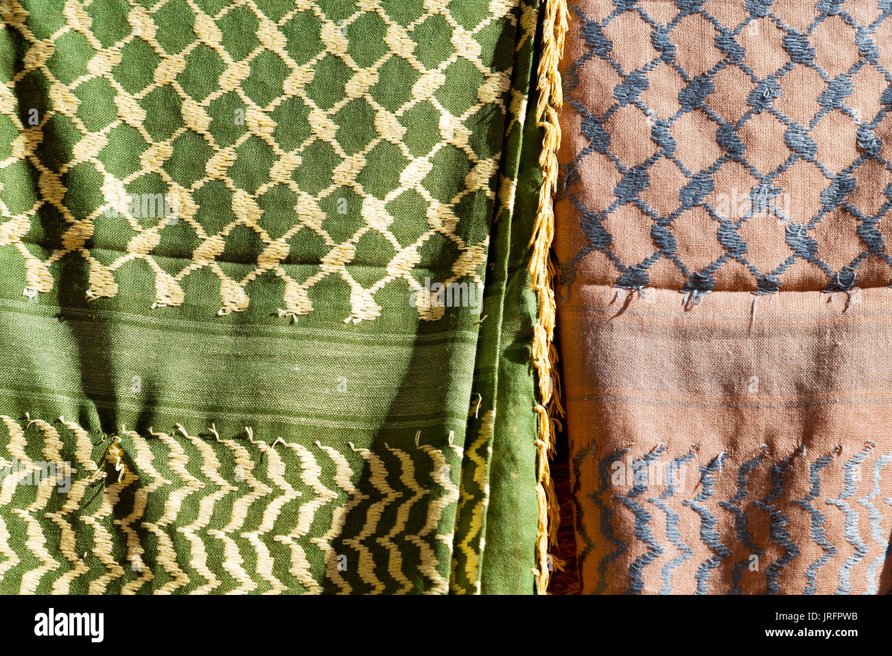 the texture of the cotton traditional symbolic arabian scarf like ...