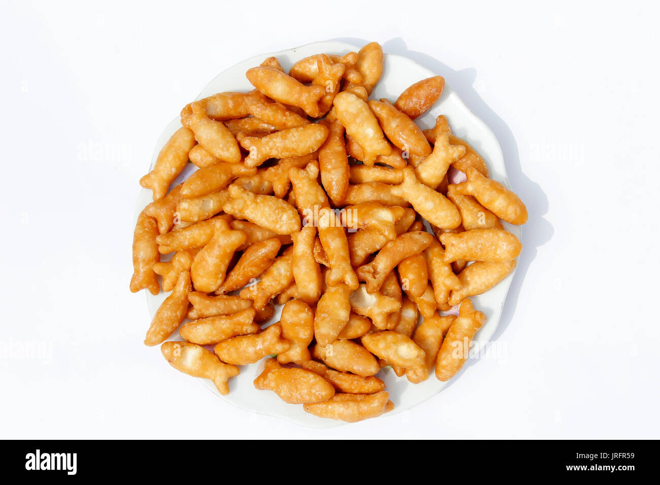 fish cake isolated on white background Stock Photo - Alamy