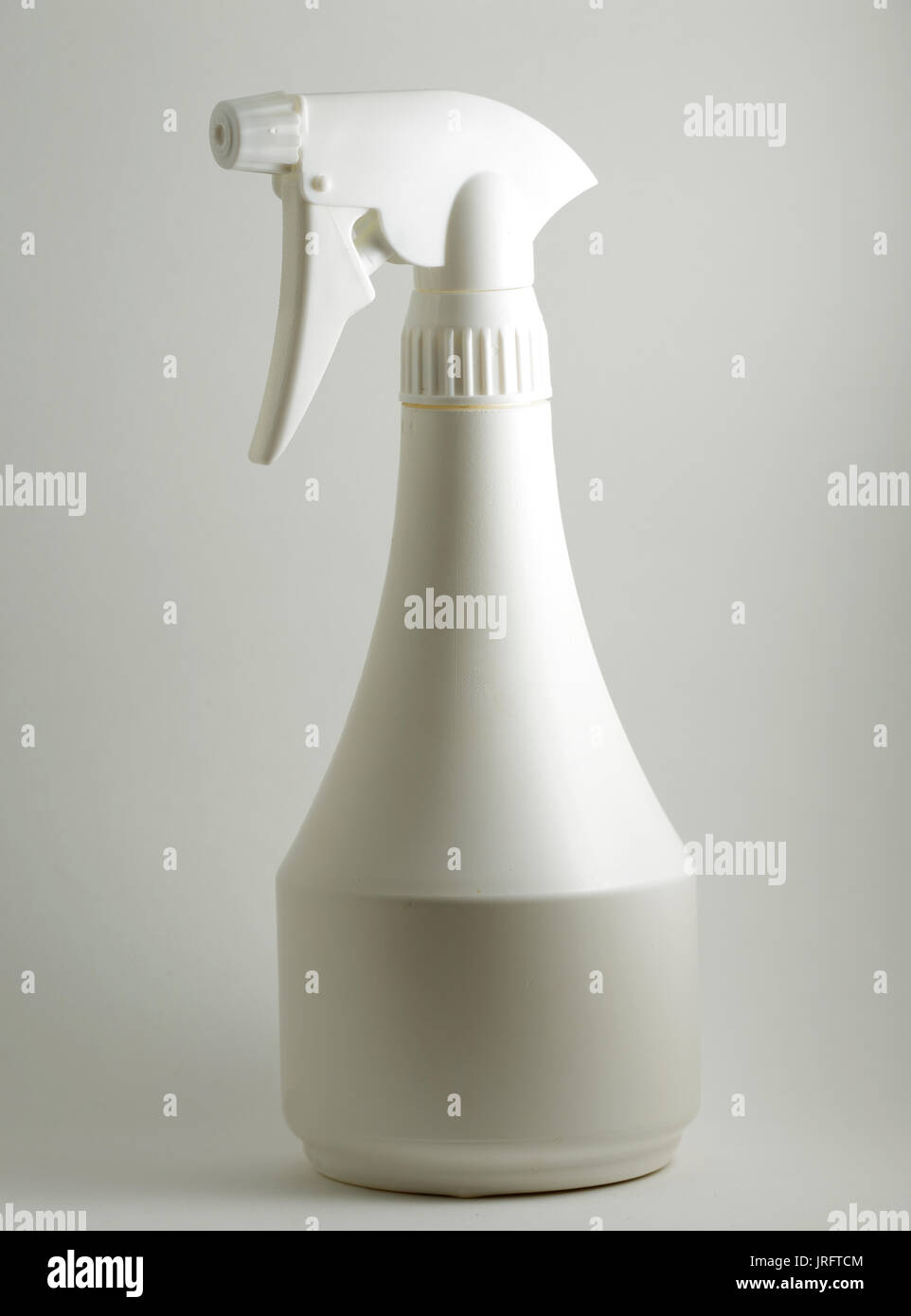 white plastic sprayer on a neutral background Stock Photo - Alamy