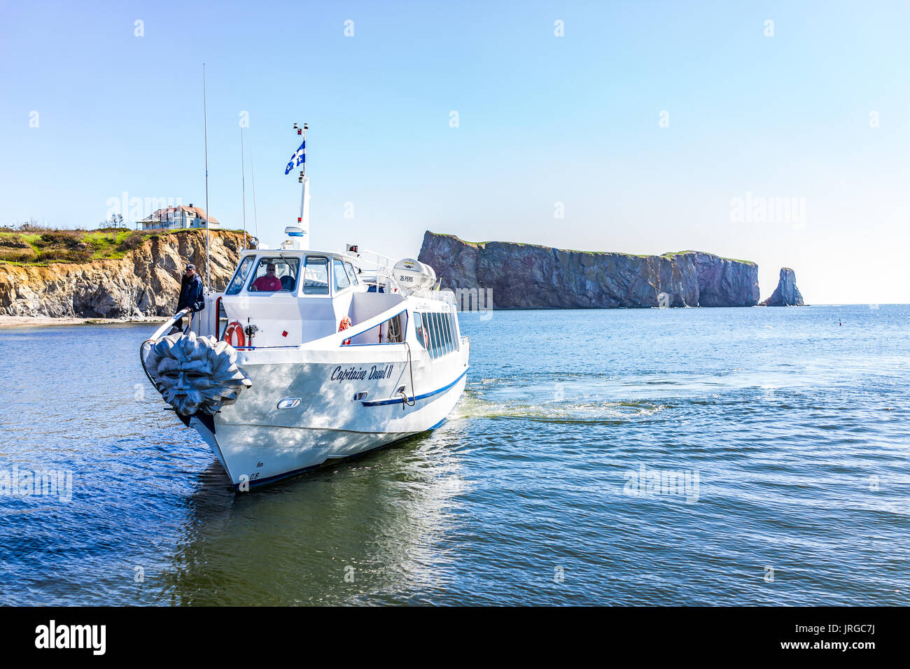 Perce rock boat tour hi-res stock photography and images - Alamy