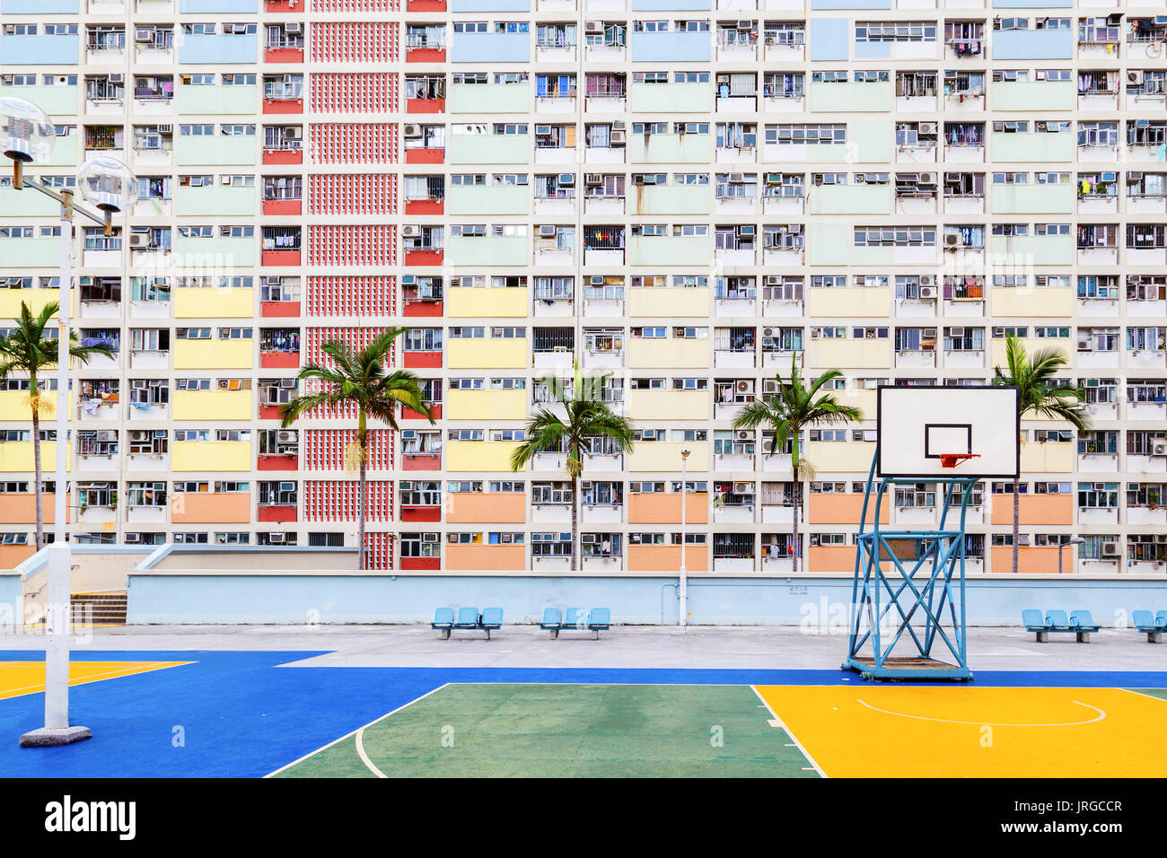 Hong kong housing estate hi-res stock photography and images - Alamy