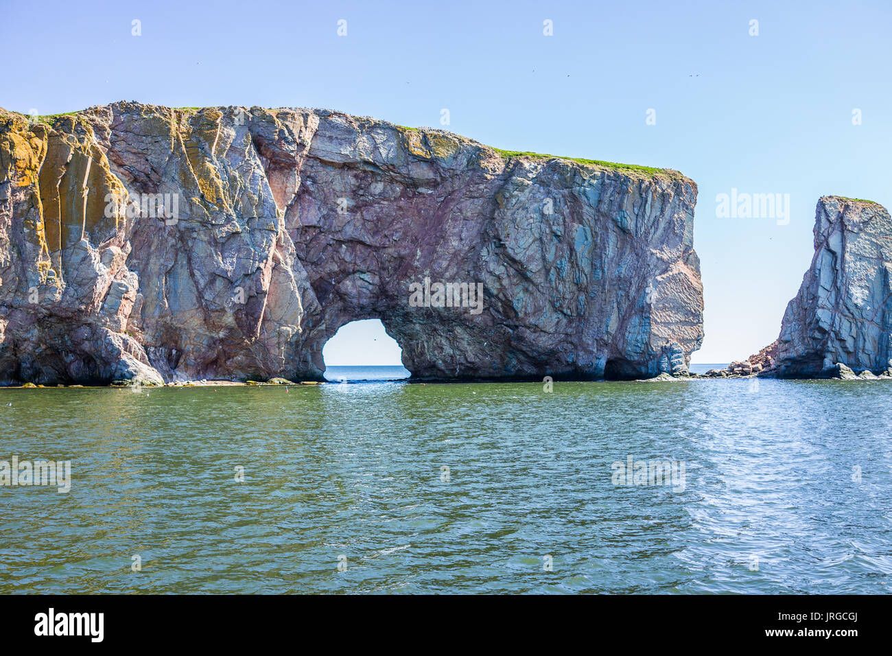 Rocher perce perce rock in atlantic ocean hi-res stock photography and ...