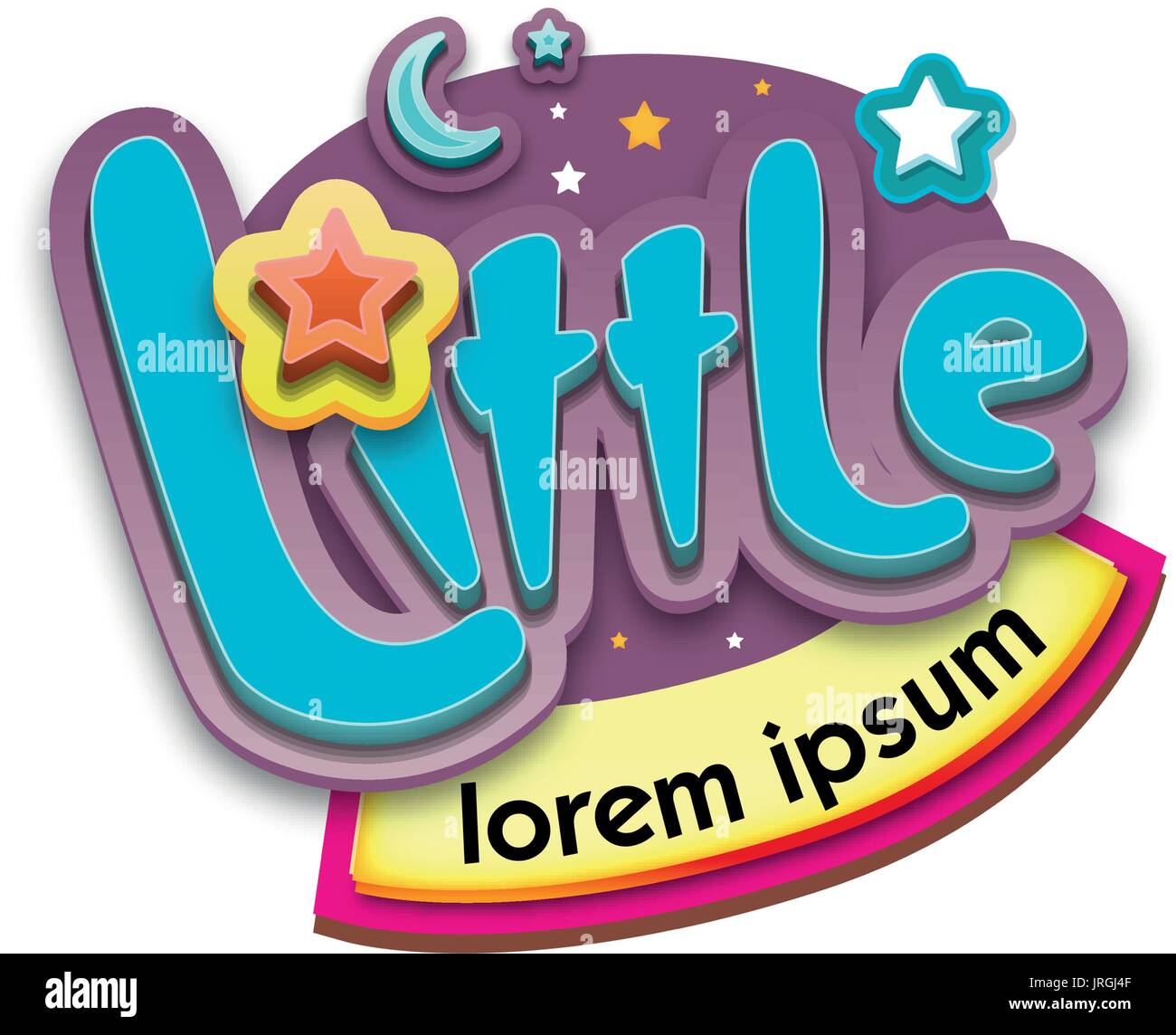 Little children's concept Design Stock Vector Image & Art - Alamy