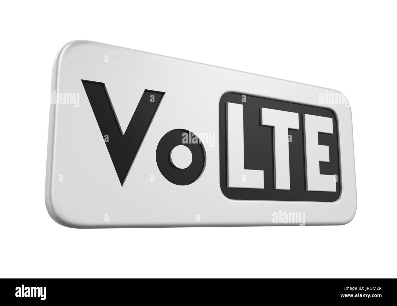 Voice over LTE Sign Isolated Stock Photo - Alamy