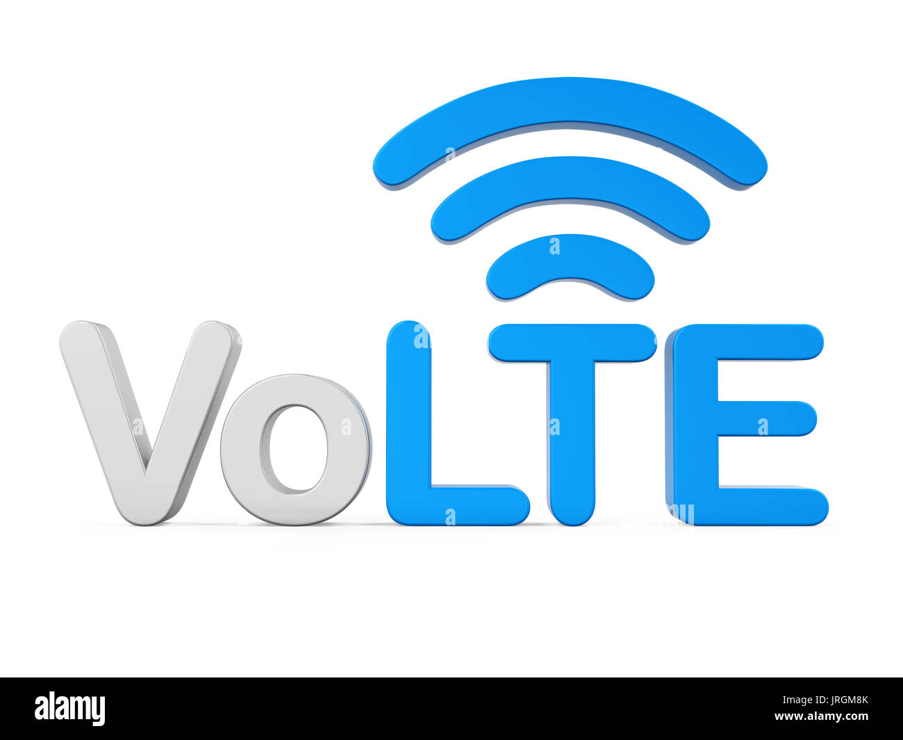 Voice over LTE Sign Isolated Stock Photo - Alamy