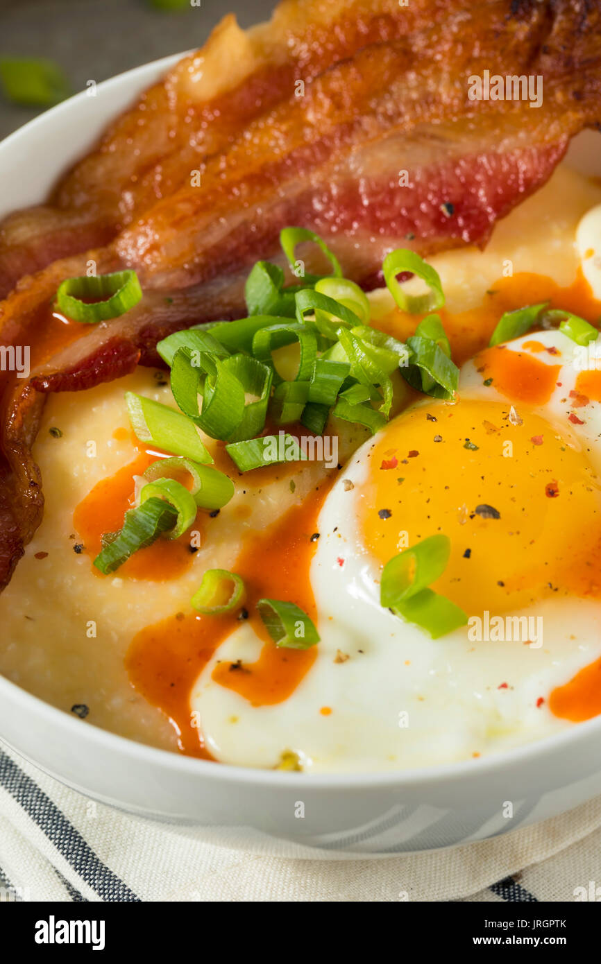 American breakfast grits hi-res stock photography and images - Alamy