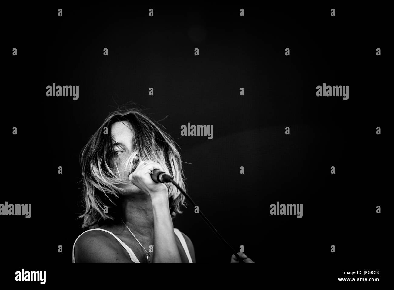July Talk performing at a music festival in British Columbia Canada in ...