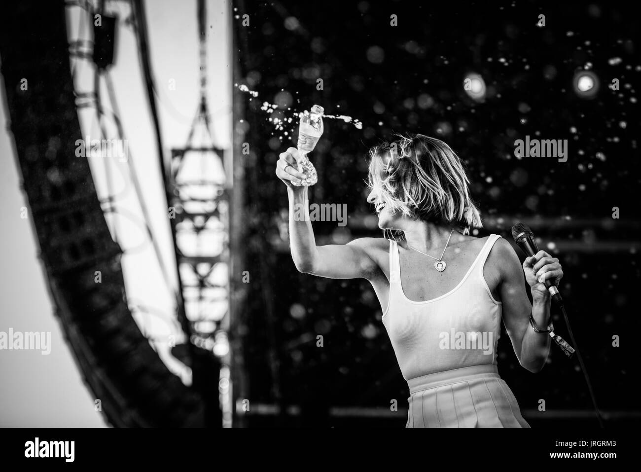 July Talk performing at a music festival in British Columbia Canada in ...