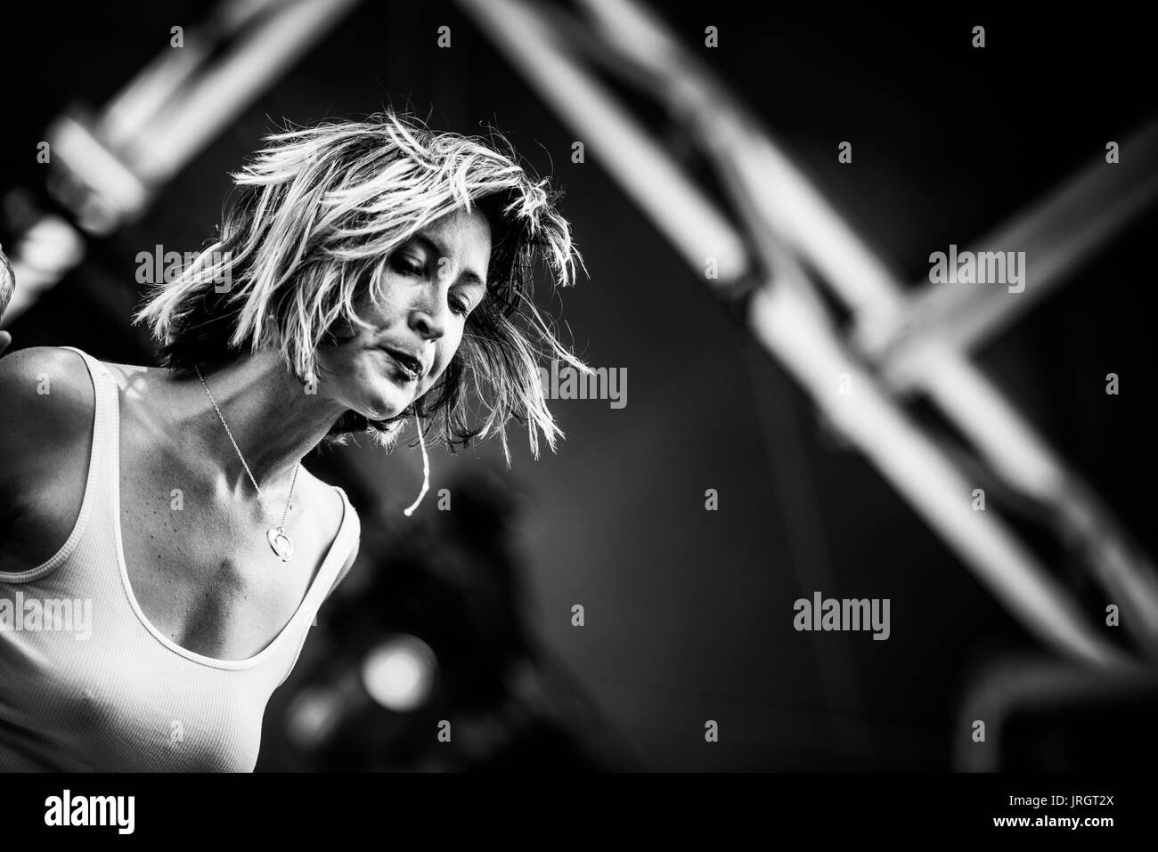 July Talk performing at a music festival in British Columbia Canada in ...