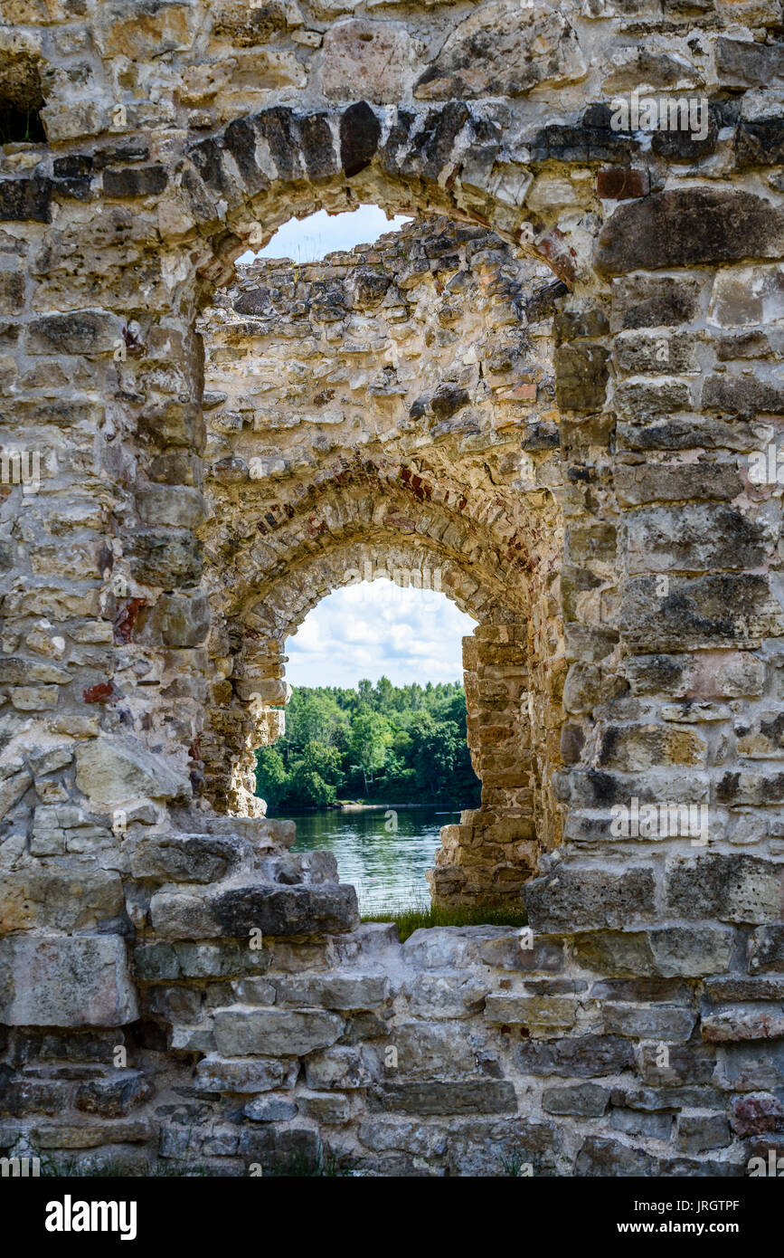 Koknese castle ruins hi-res stock photography and images - Alamy