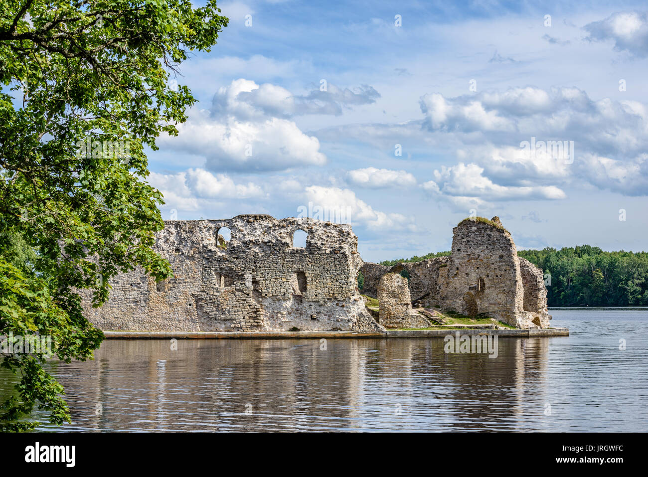 Koknese castle ruins hi-res stock photography and images - Alamy