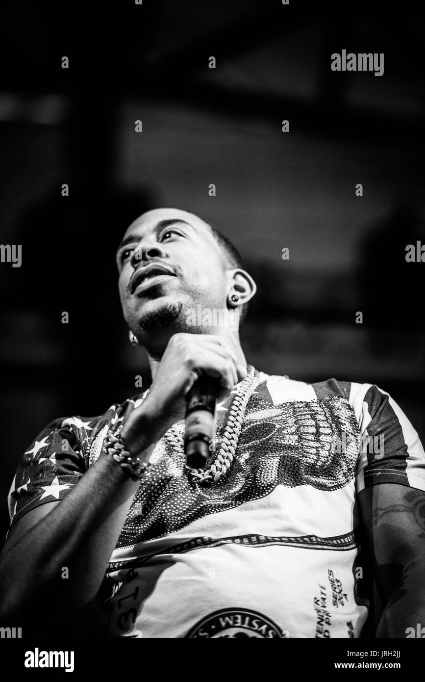 Ludacris performing at a music festival in British Columbia Canada in ...