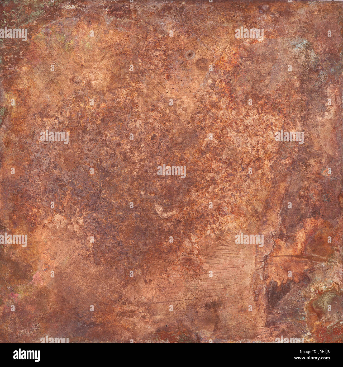 Aged copper plate texture, old worn metal background Stock Photo - Alamy