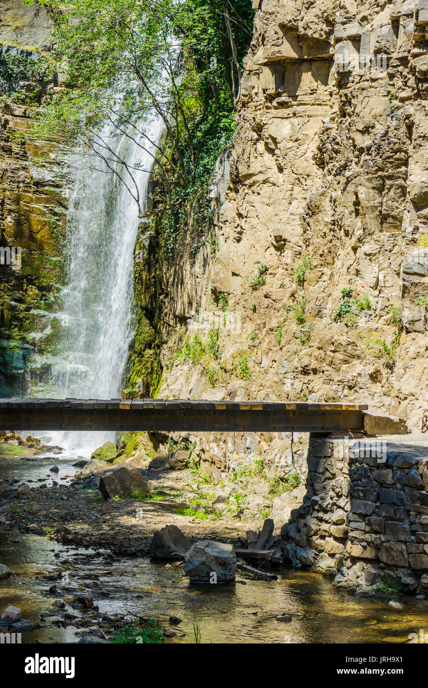 Famous waterfall in Tbilisi's downtown, Georgia Stock Photo - Alamy