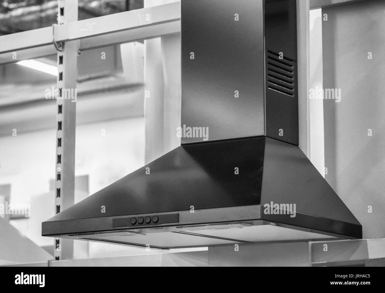 Convenient operation kitchen hood with toggle modes. Presented in the ...