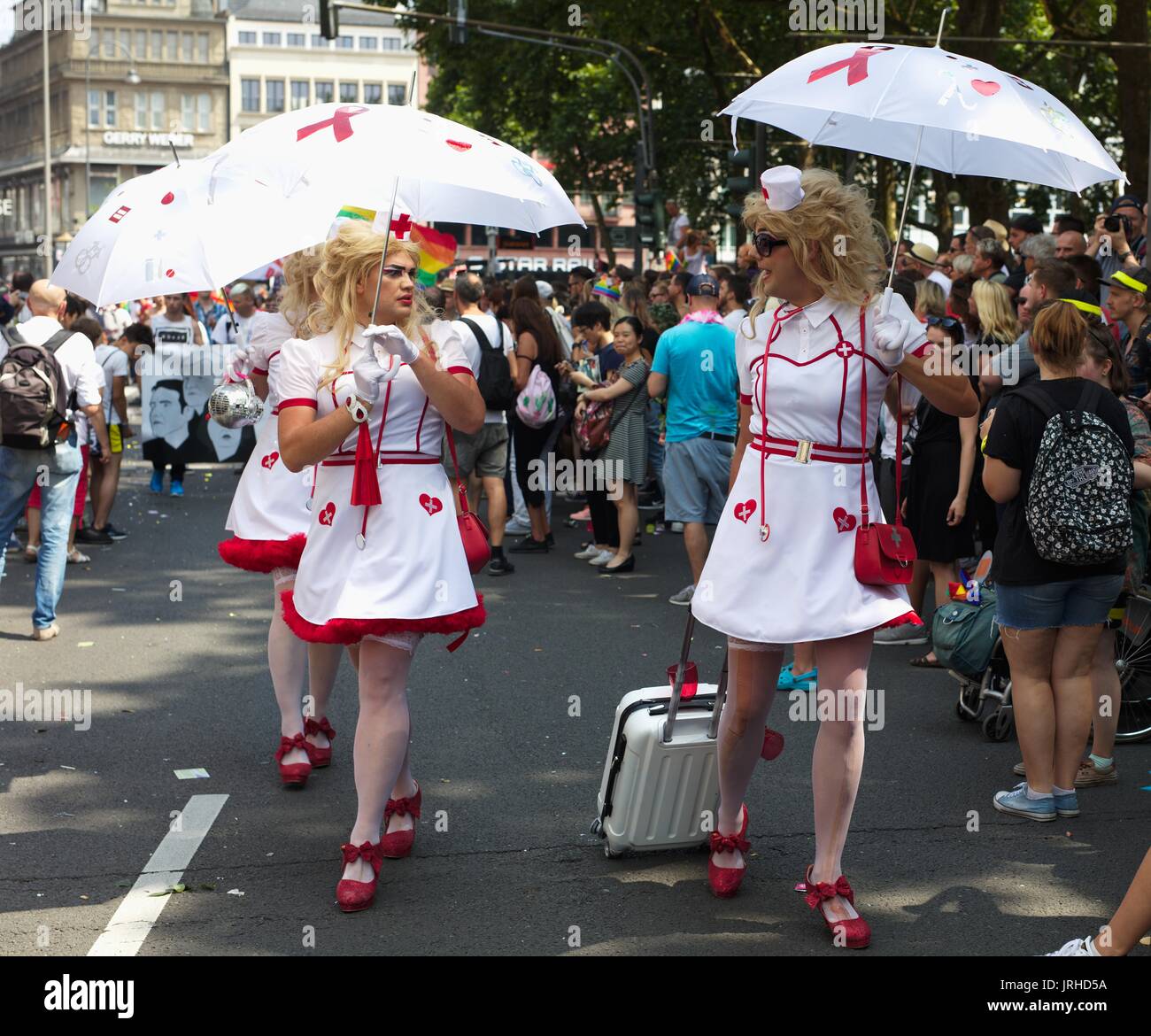 Cologne Pride, 2017, Germany, CSD, Christopher Street day parade Stock ...