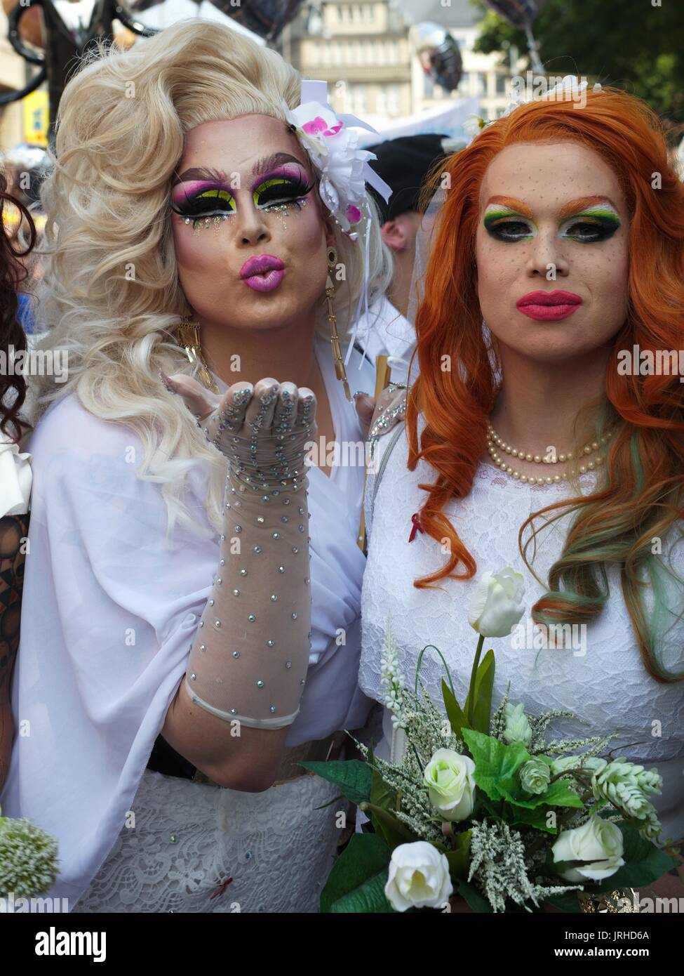 Cologne Pride, 2017, Germany, CSD, Christopher Street day parade Stock ...