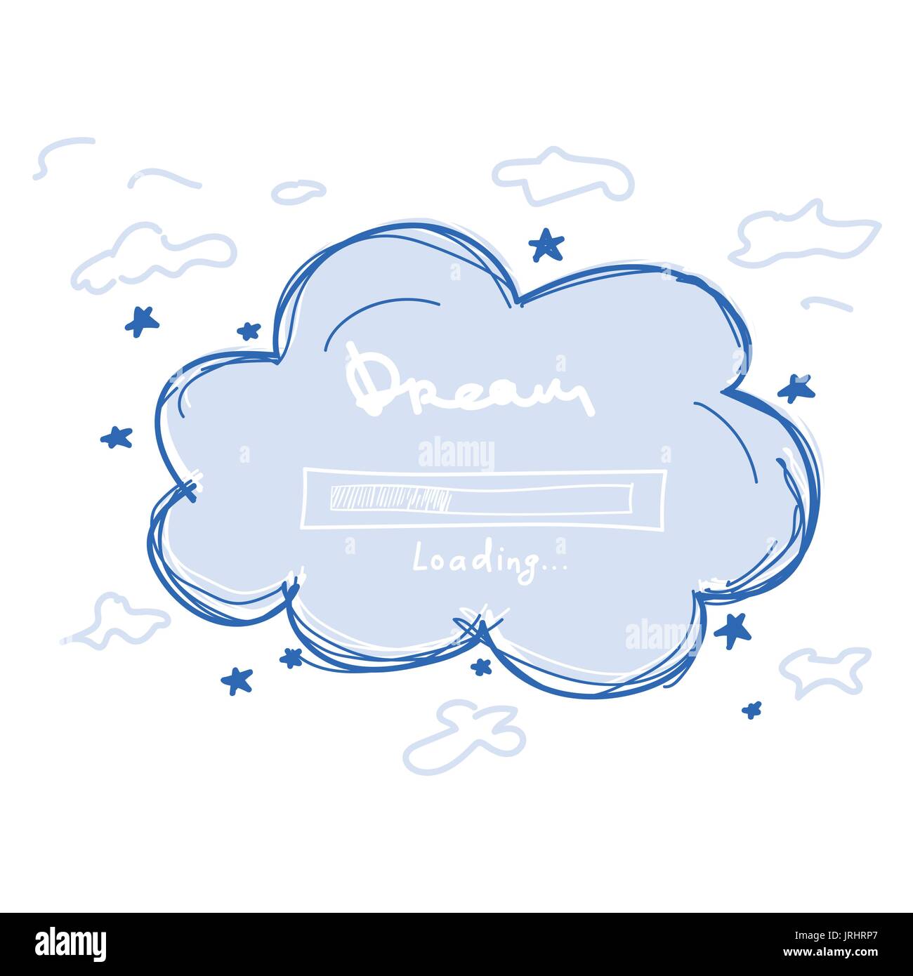 Cartoon dream cloud Stock Vector Image & Art - Alamy