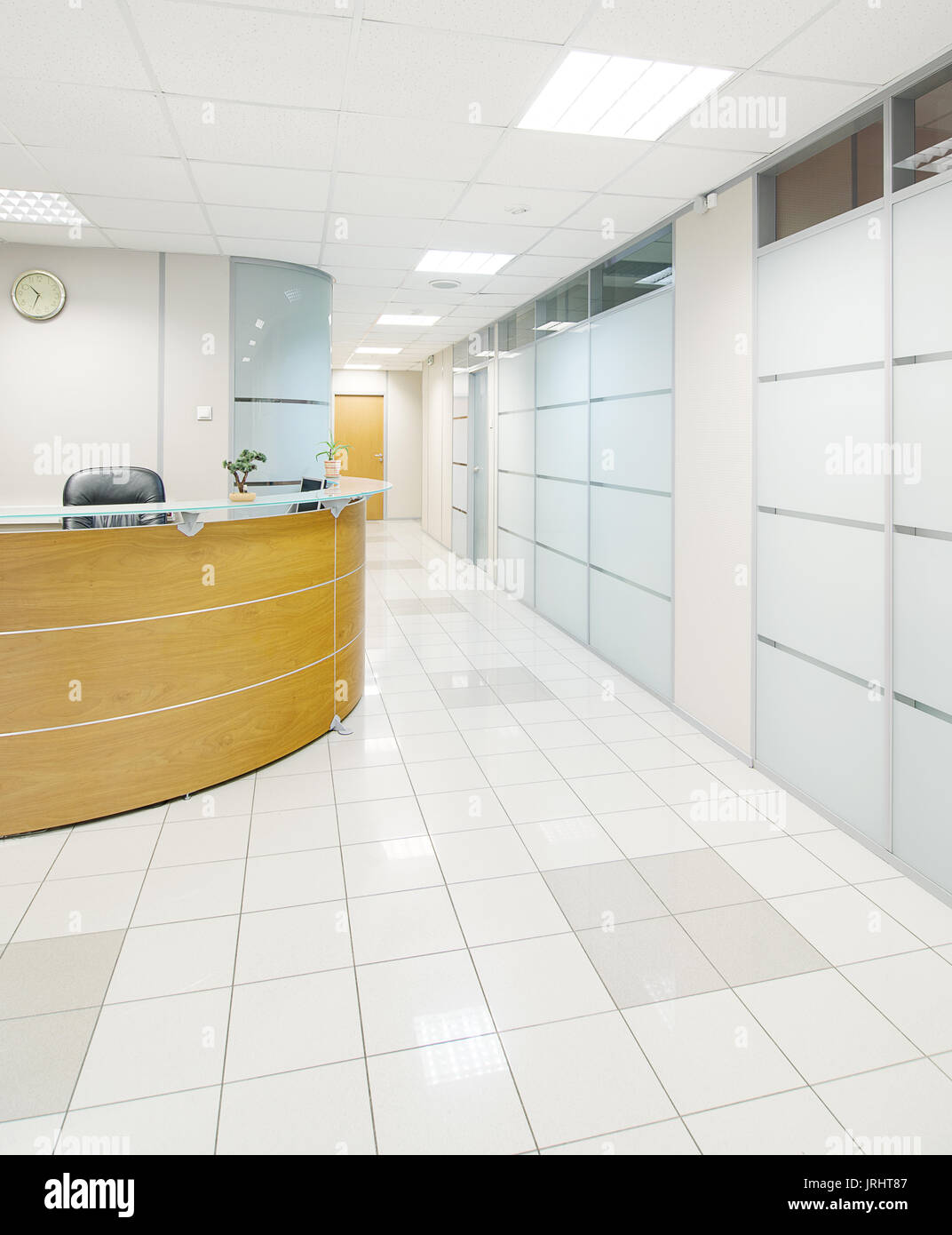 Business centre lobby Stock Photo - Alamy