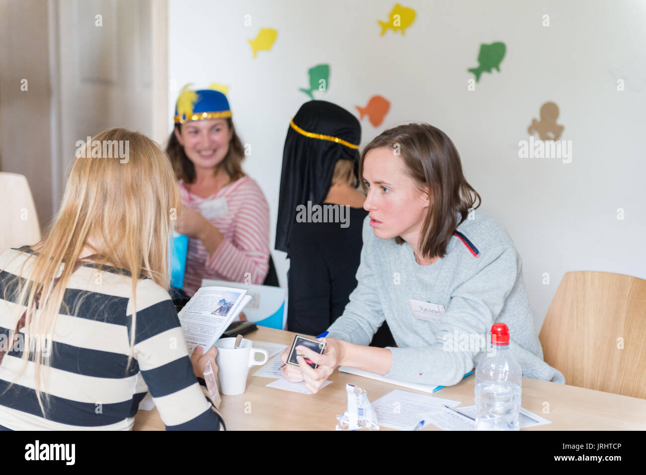 Social quest game Stock Photo - Alamy