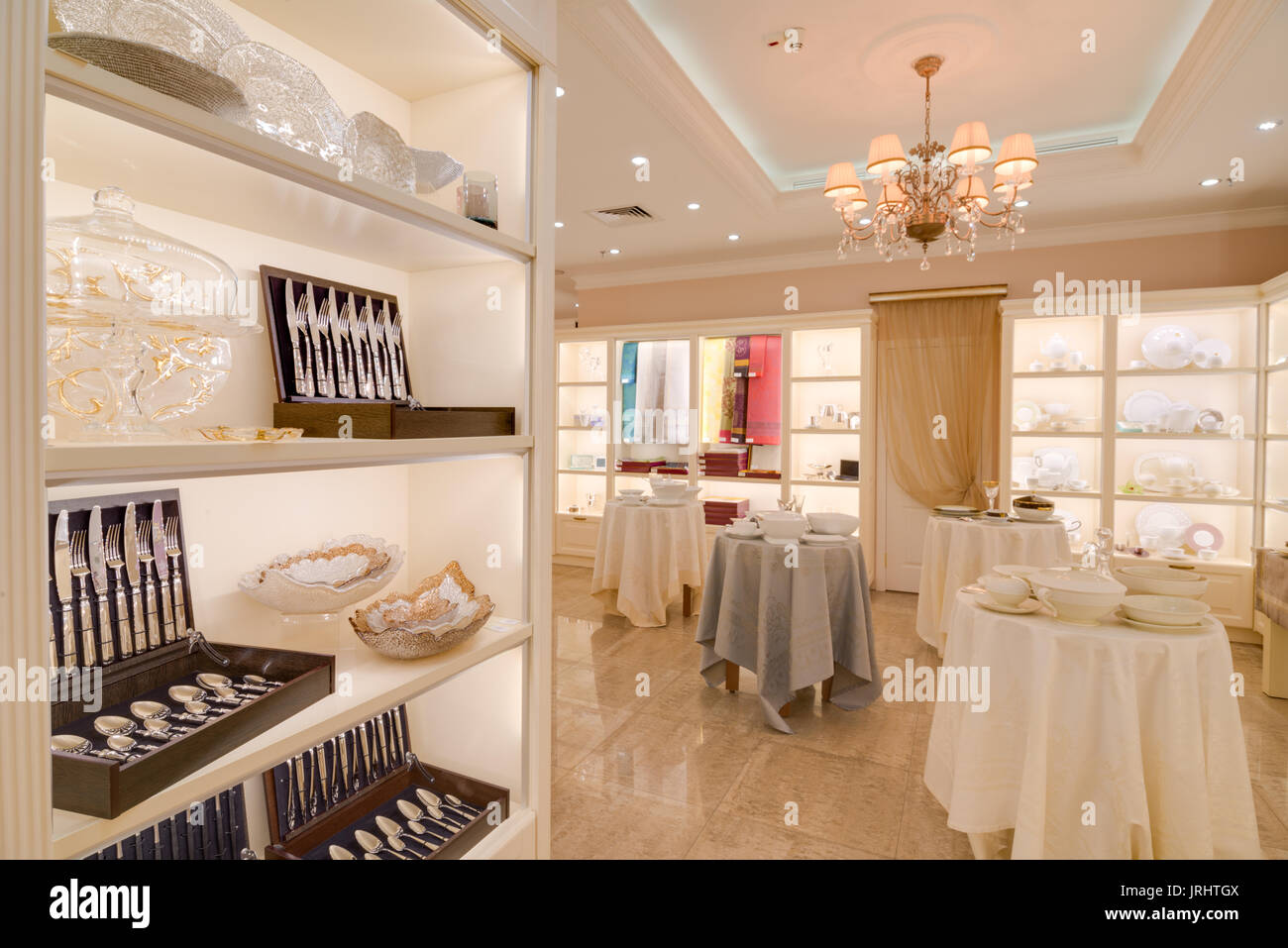 Modern store interior Stock Photo - Alamy