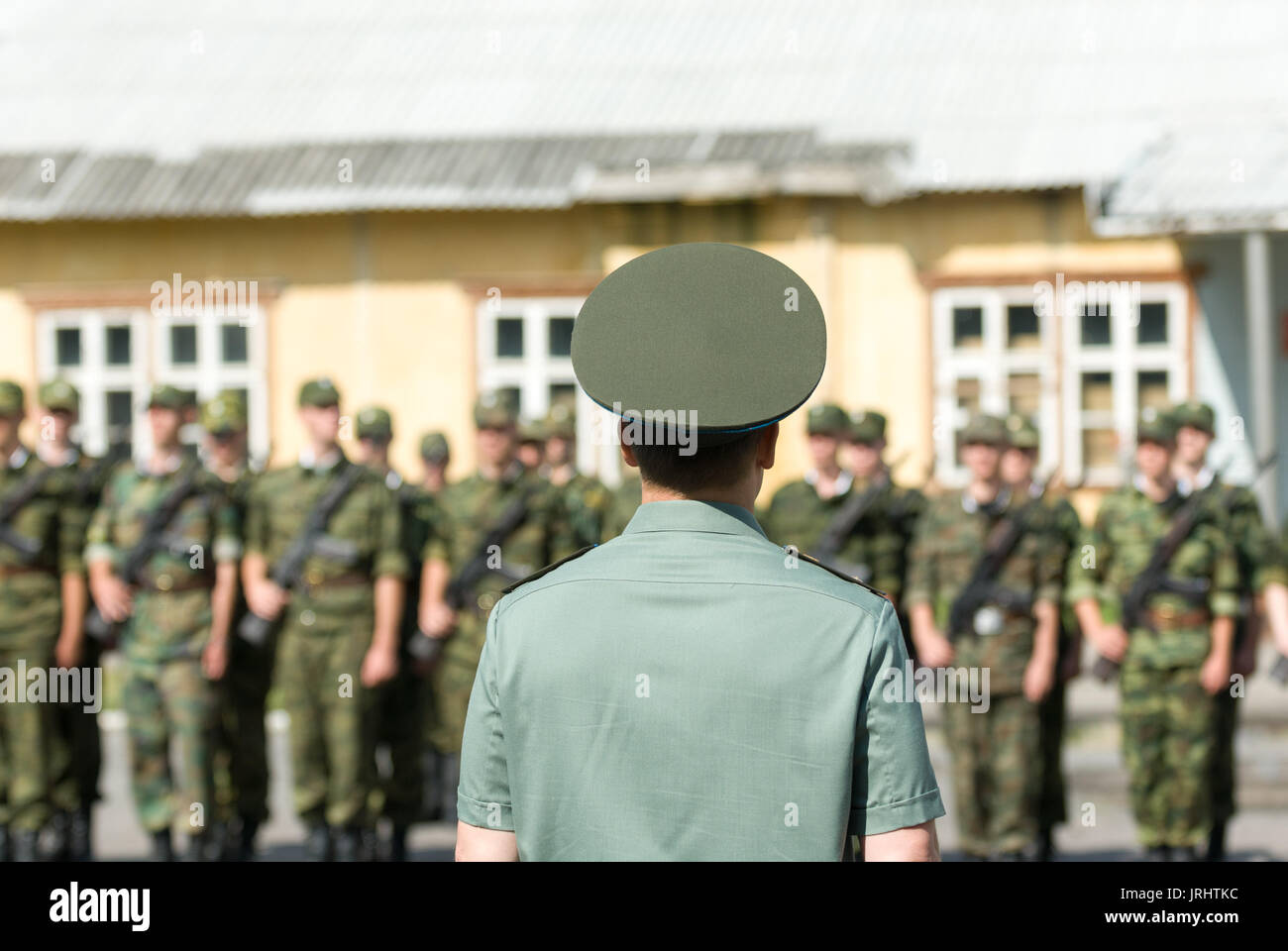 Russian army scene Stock Photo - Alamy
