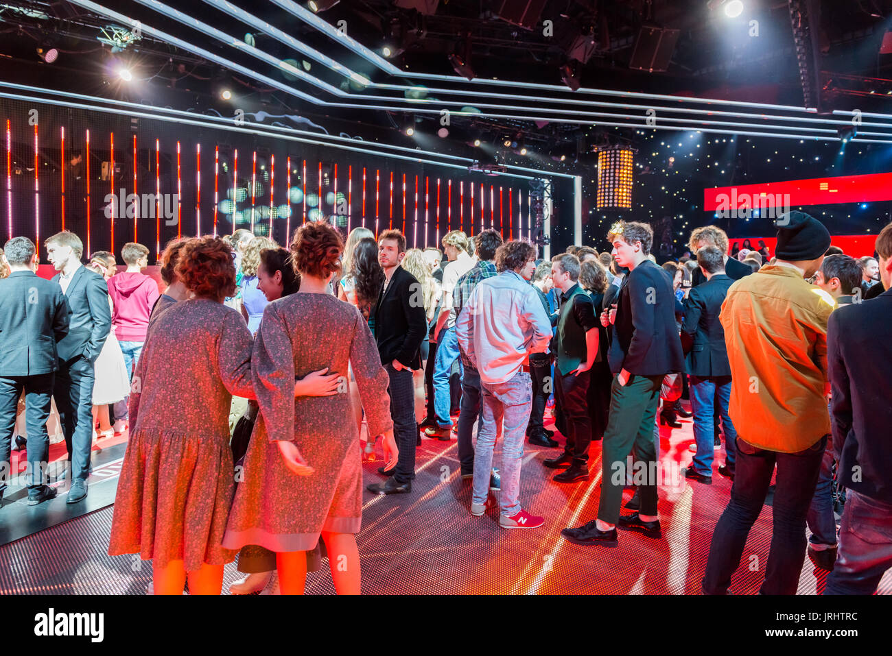 TV show filming backstage Stock Photo - Alamy