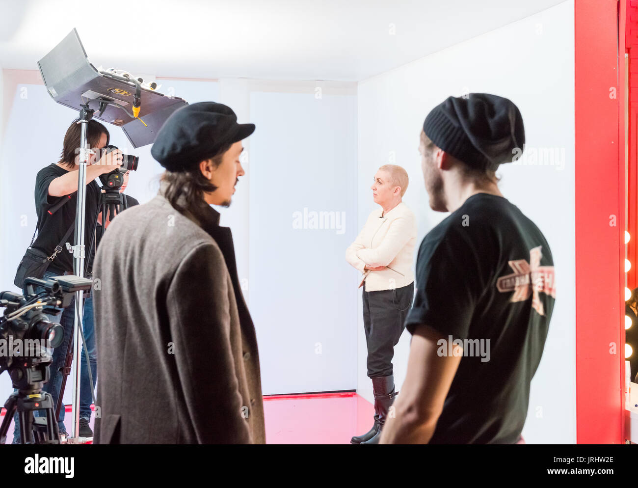 Filming backstage hi-res stock photography and images - Alamy