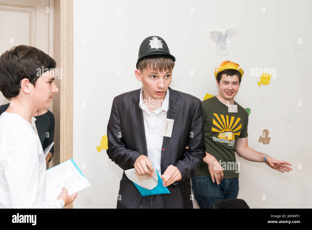 Social quest game Stock Photo - Alamy