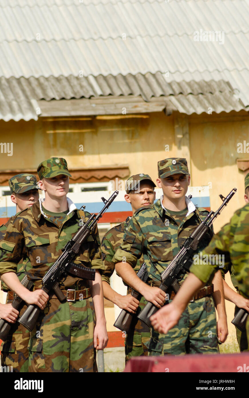 Russian army scene Stock Photo - Alamy