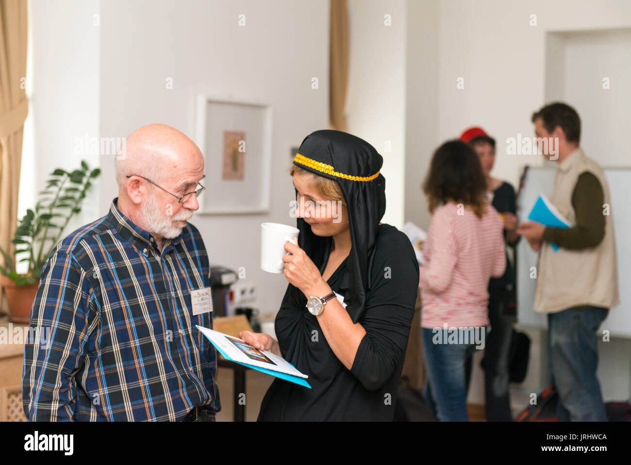 Social quest game Stock Photo - Alamy