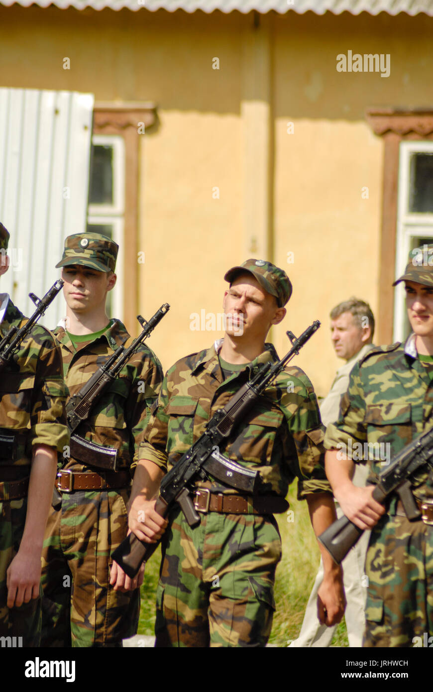 Russian army scene Stock Photo - Alamy
