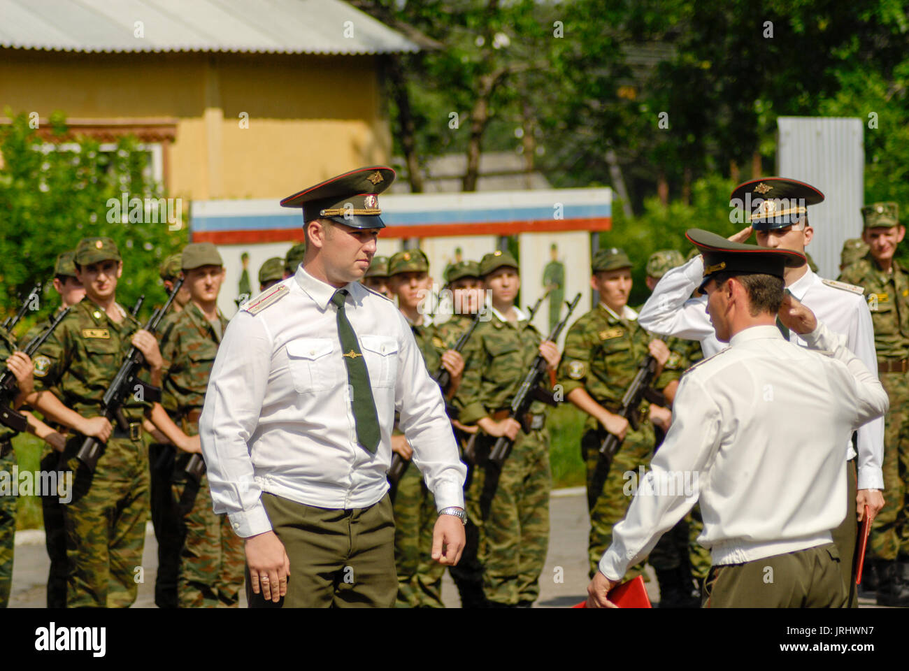 Russian army scene Stock Photo - Alamy