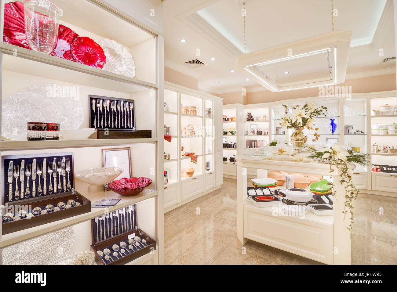 Modern store interior Stock Photo - Alamy
