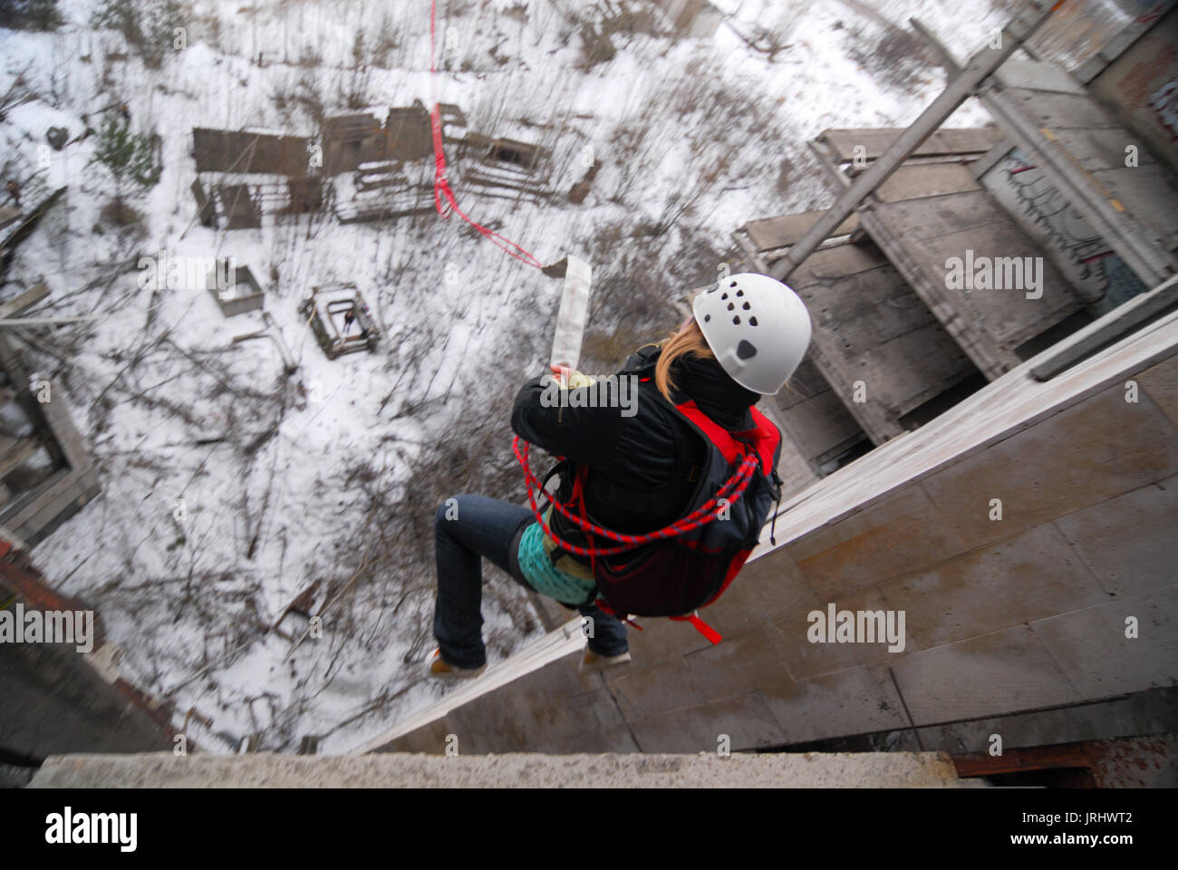 Rope jumping event theme blur background Stock Photo - Alamy