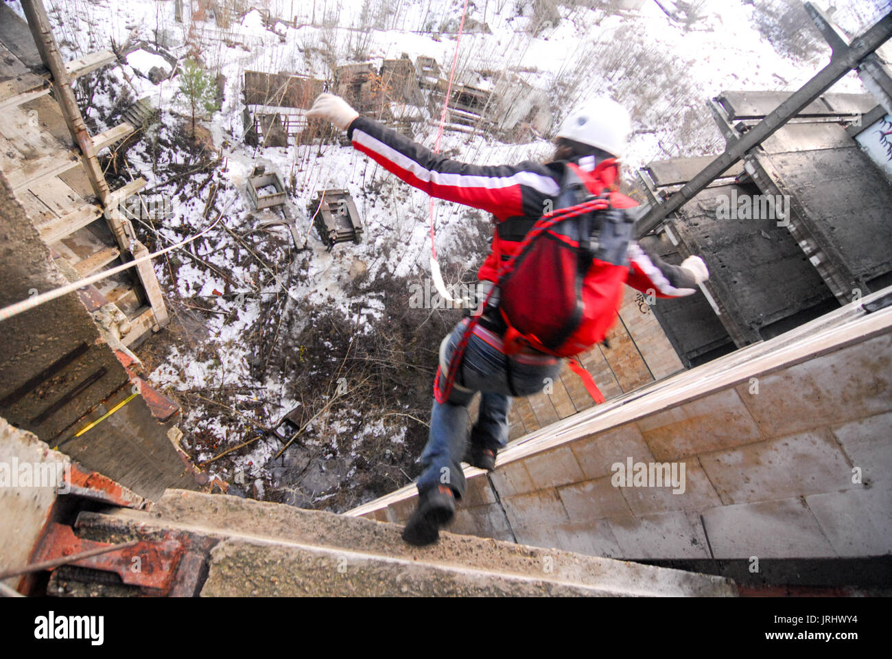 Rope jumping event theme blur background Stock Photo - Alamy