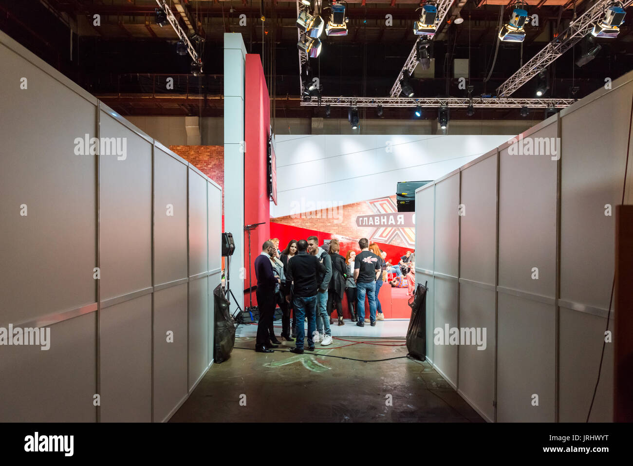 TV show filming backstage Stock Photo - Alamy