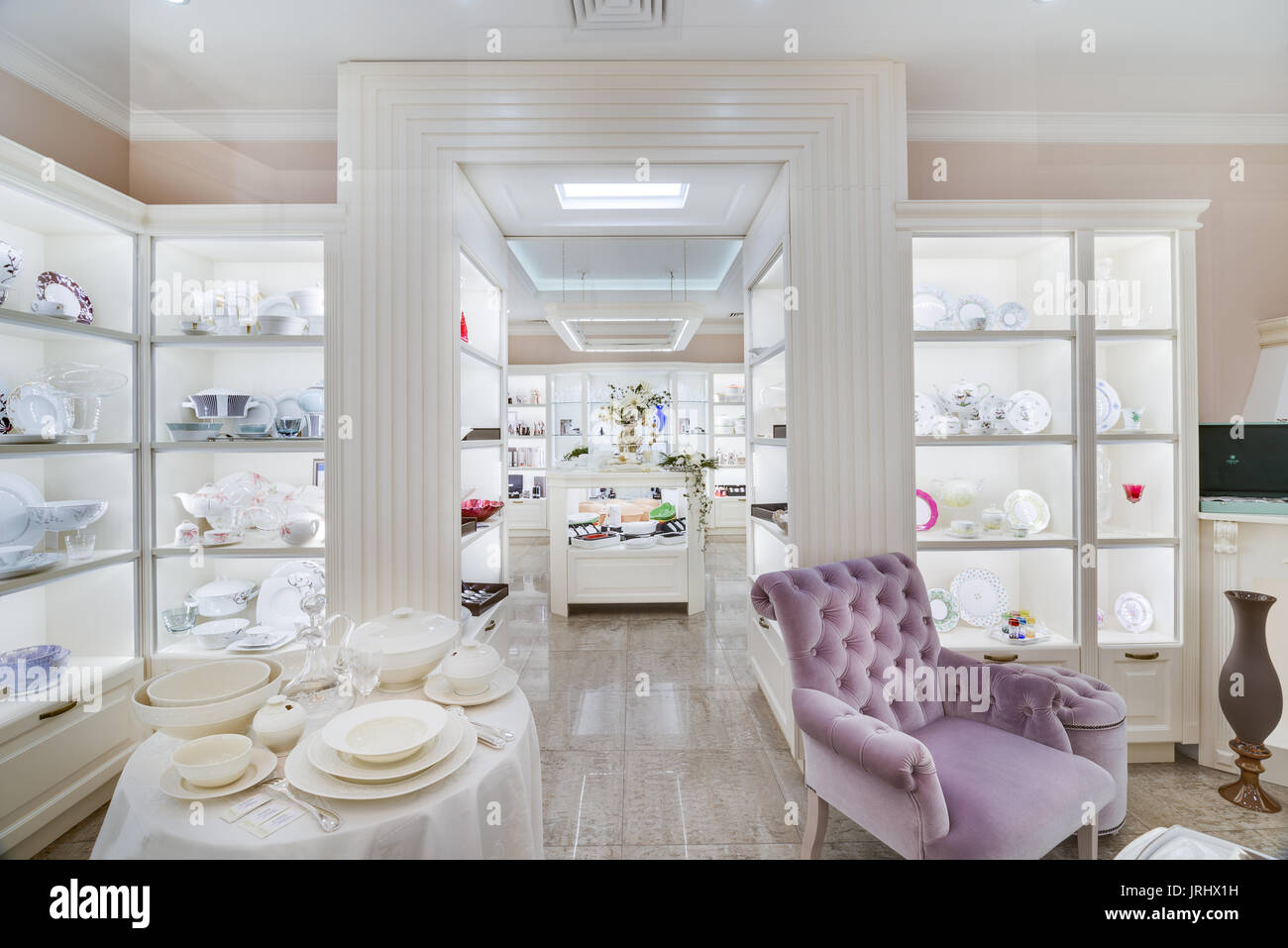 Modern store interior Stock Photo - Alamy
