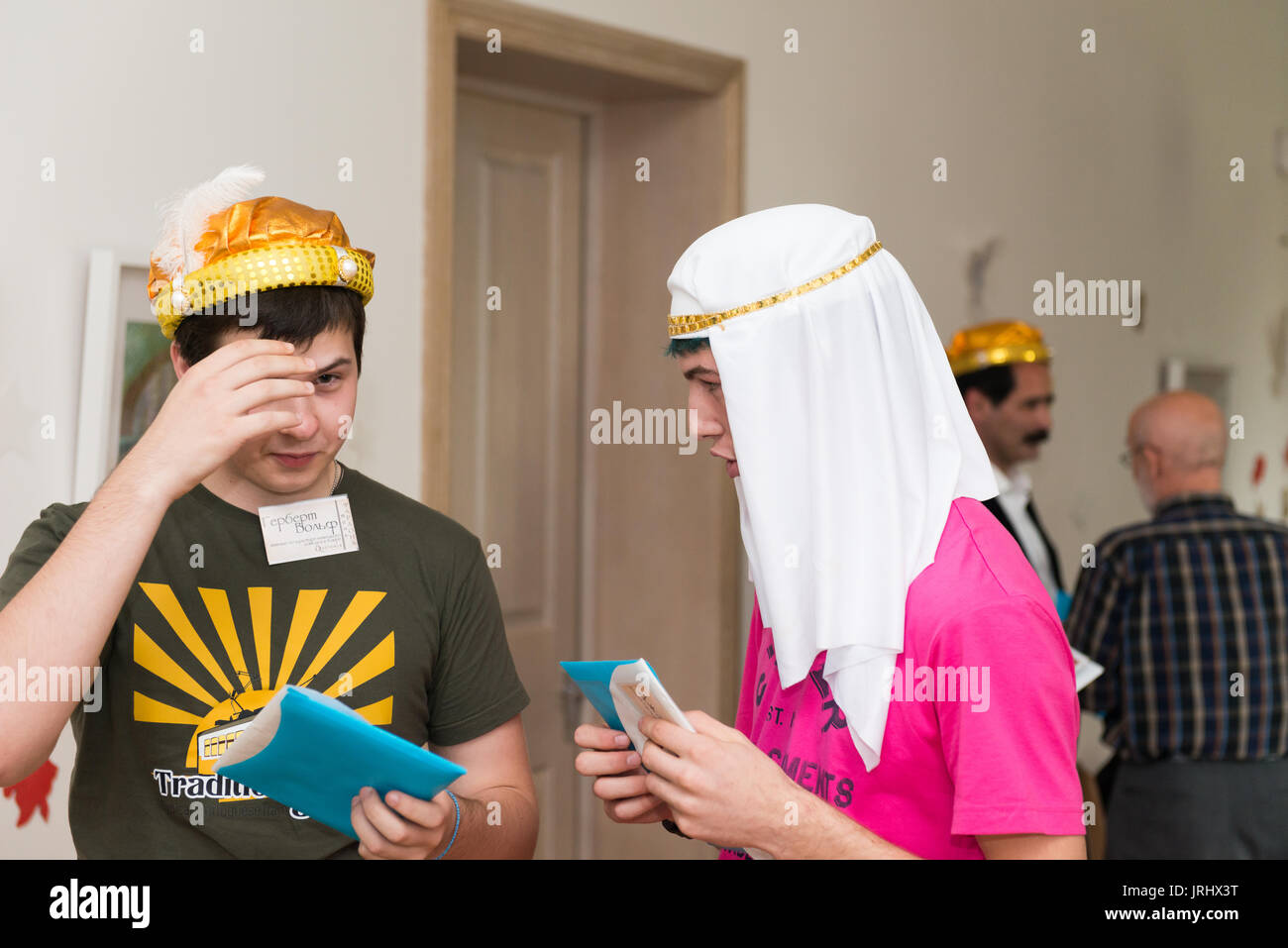 Social quest game Stock Photo - Alamy