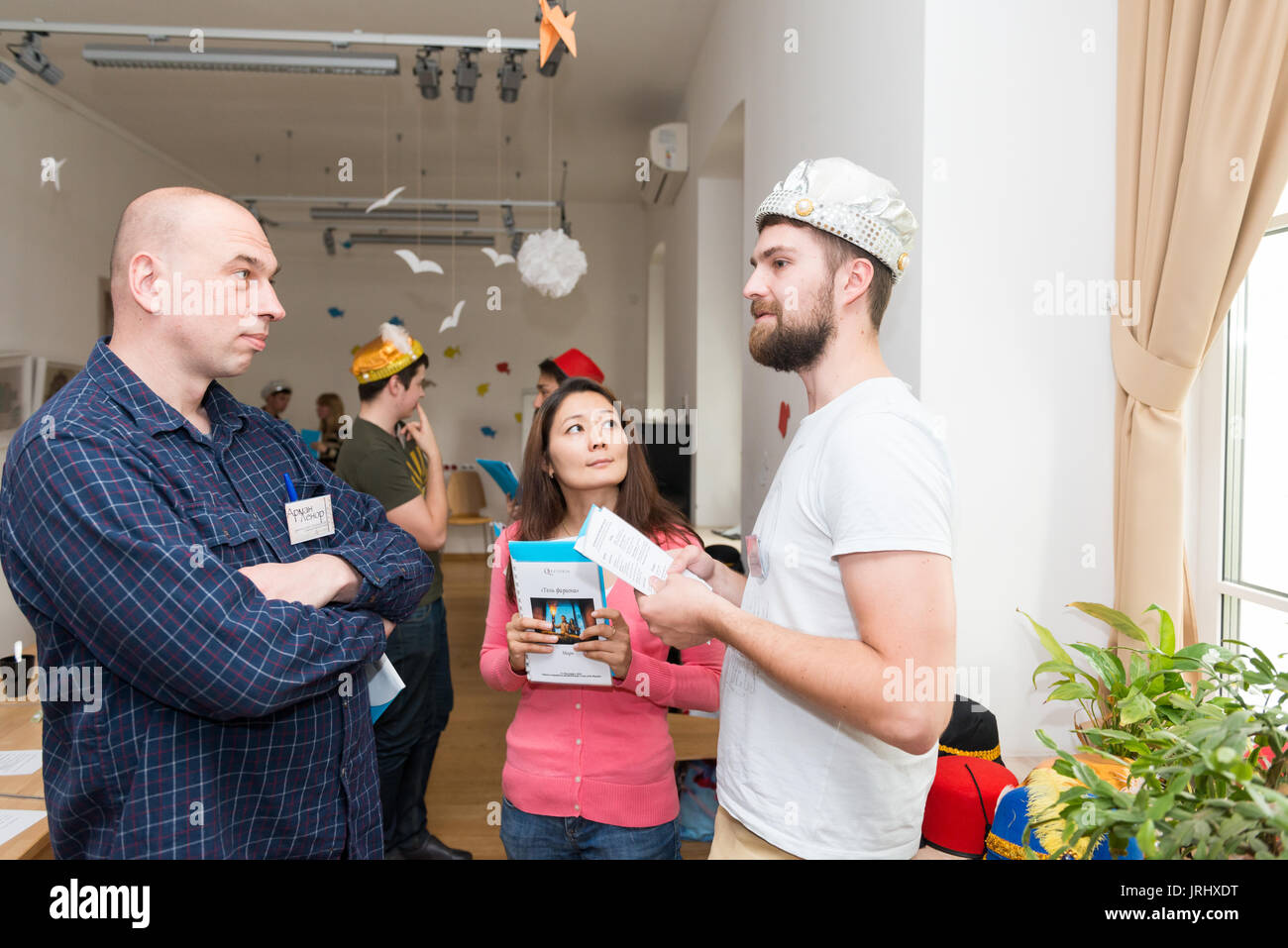 Social quest game Stock Photo - Alamy