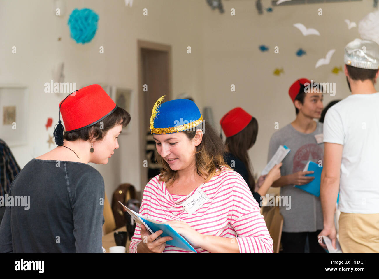 Social quest game Stock Photo - Alamy