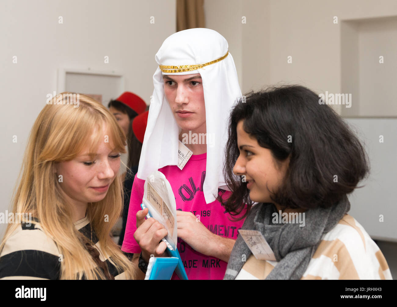 Social quest game Stock Photo - Alamy